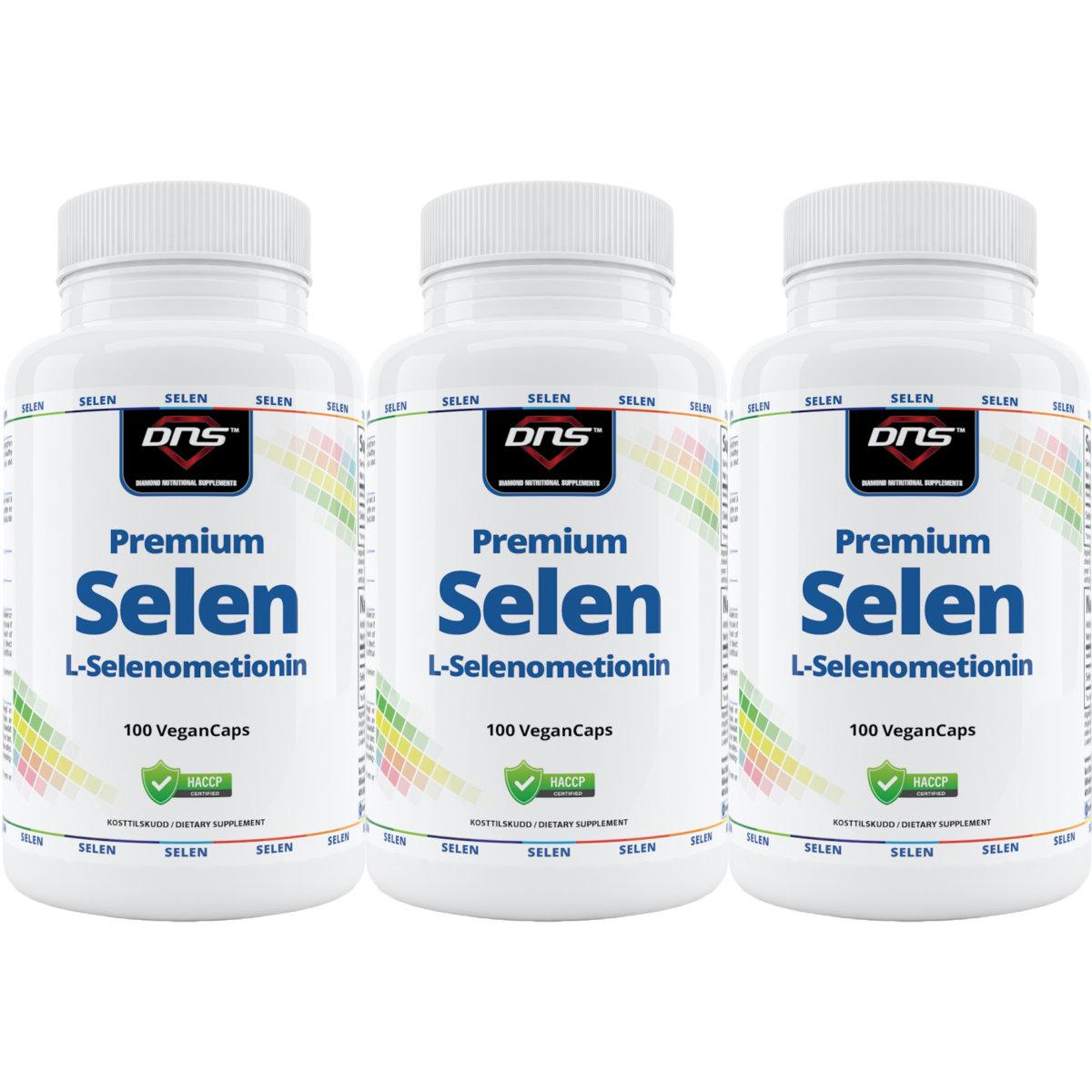 3-pack Selen (Selenmetionin Selenium) - Kost1 Kosttilskudd AS